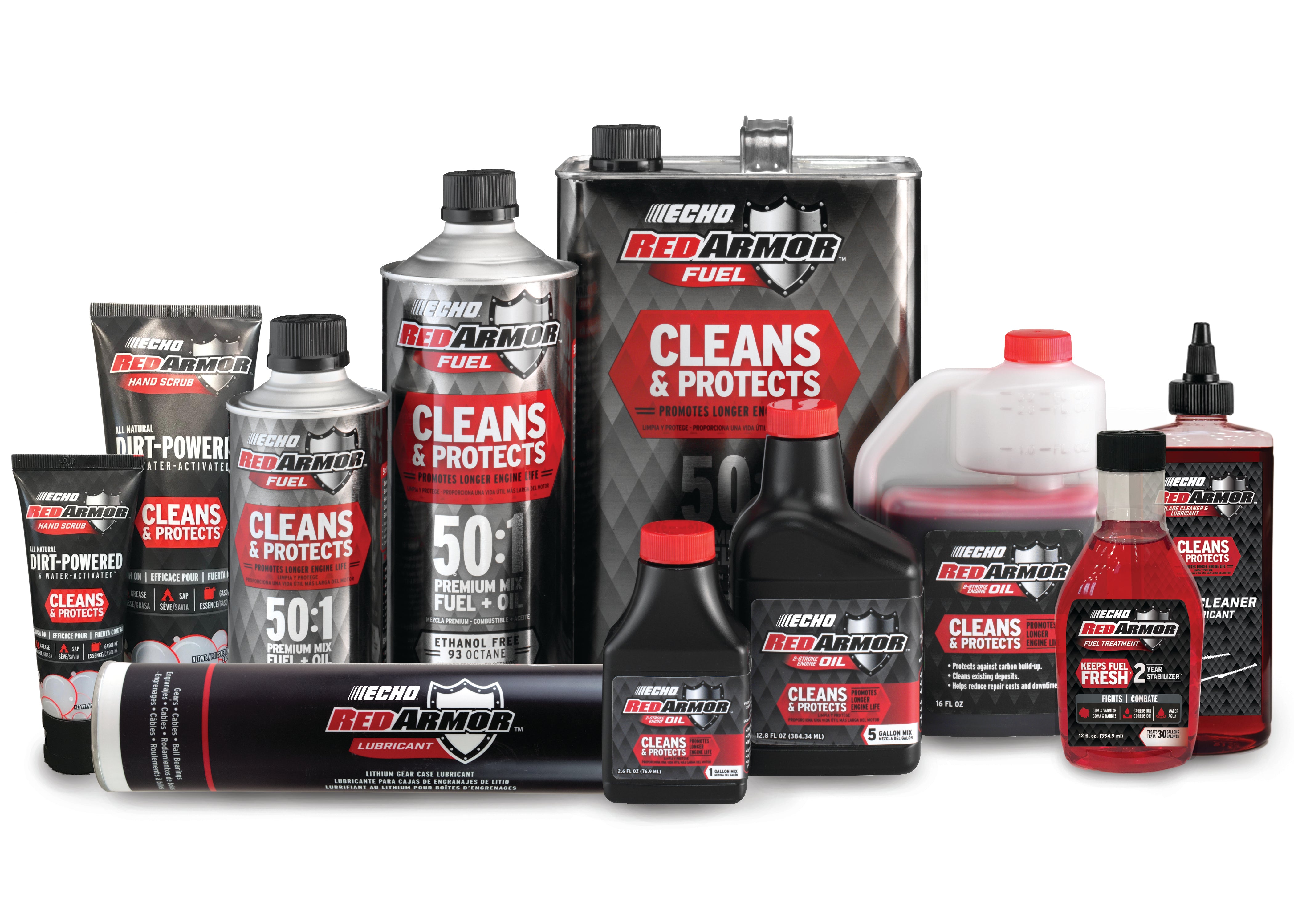 ECHO RED ARMOR AND POWER BLEND OIL - Saw Salvage