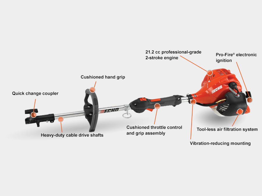 ECHO PAS-225 PRO ATTACHMENT SERIES POWERHEAD - Saw Salvage