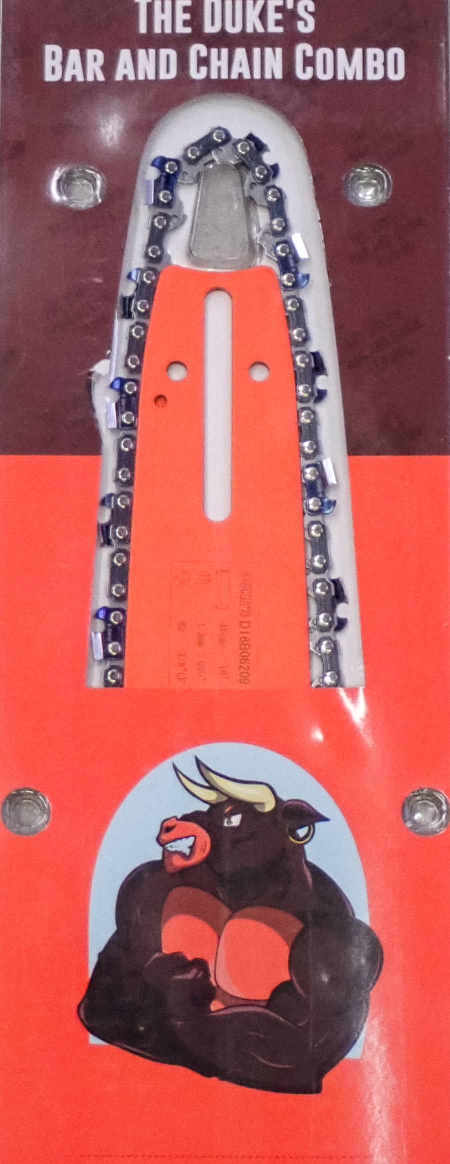 THE DUKE'S BAR AND FULL CHISEL HARD CHROME CHAIN COMBO - Saw Salvage