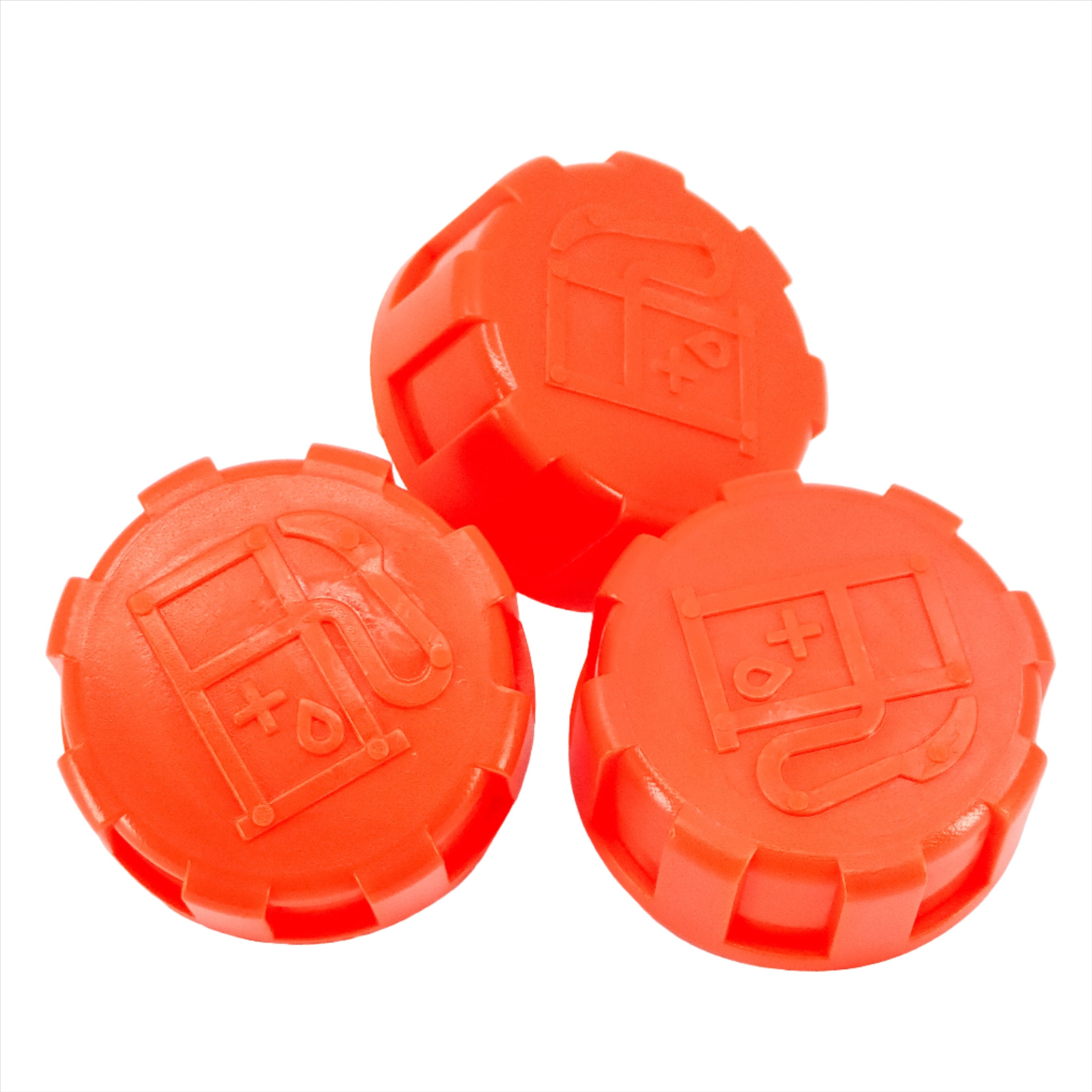 THE DUKE'S 3-PACK FUEL CAP FITS ECHO SRM-2620, SRM-3020, SRM-410X P021 ...