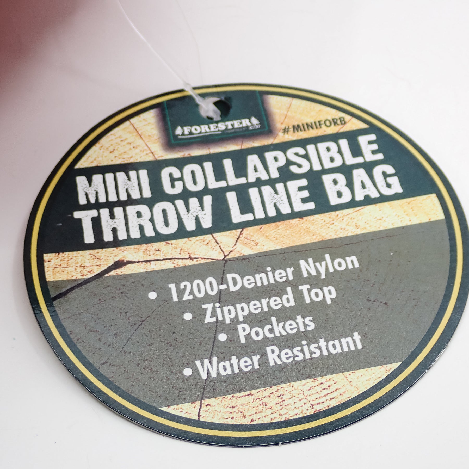 FORESTER RED MINI COLLAPSIBLE THROW LINE BAG - Saw Salvage