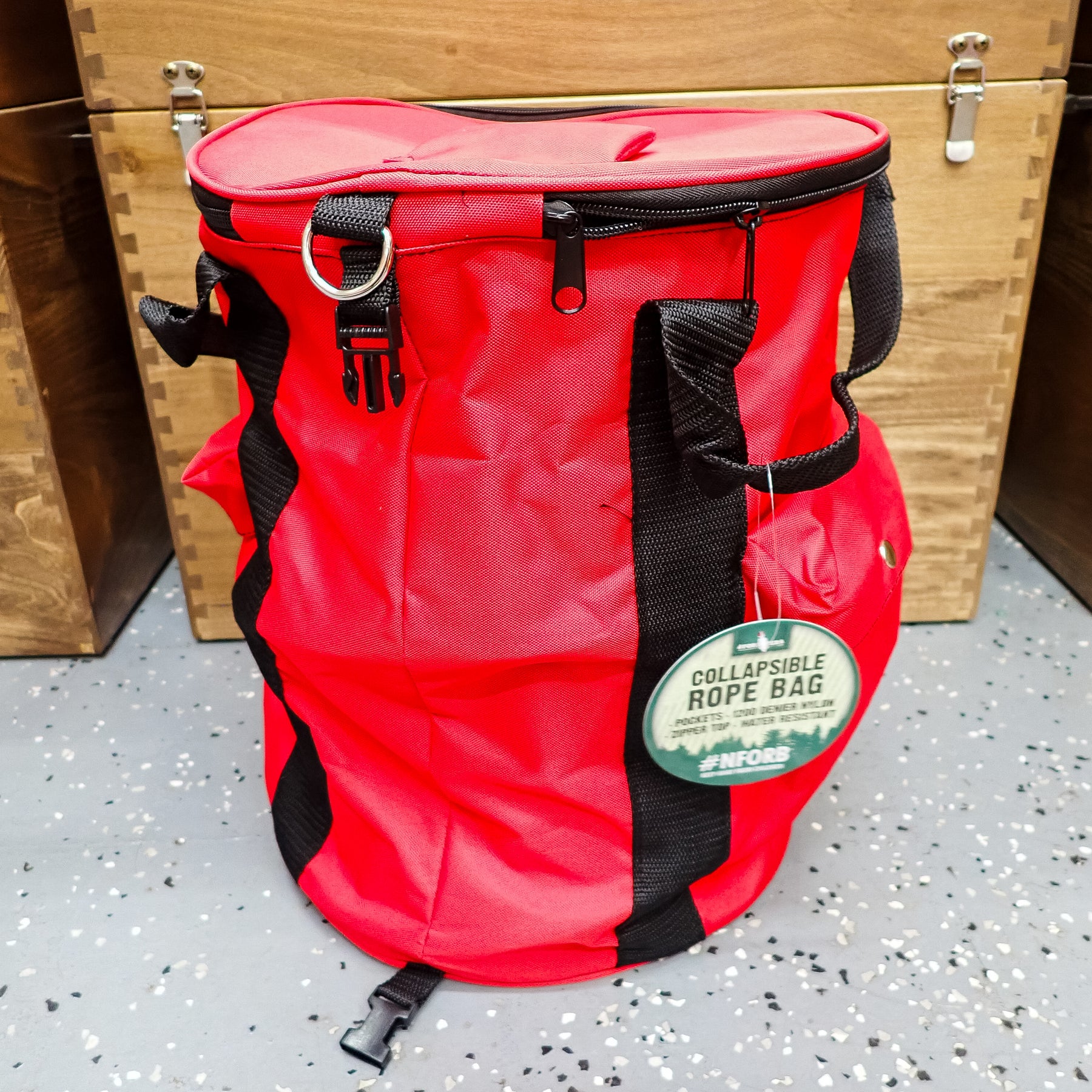 FORESTER LARGE COLLAPSIBLE ARBORIST ROPE BAG - Saw Salvage