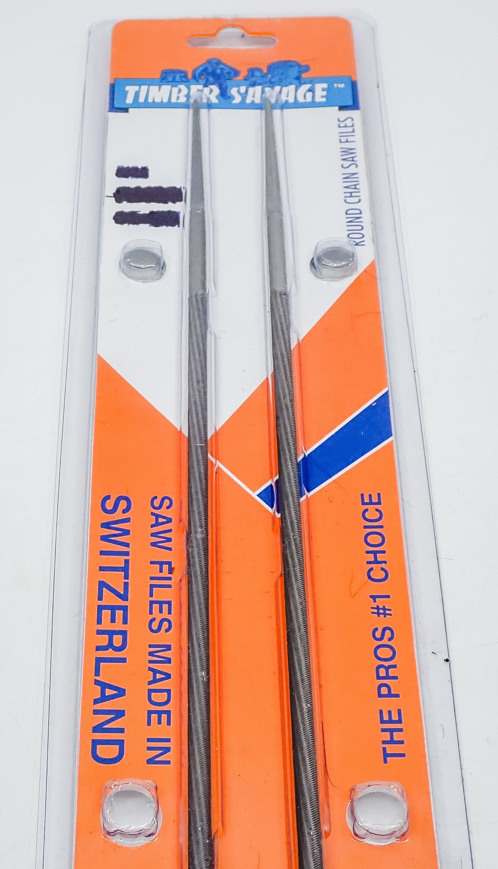 TIMBER SAVAGE SWISS CHAINSAW SHARPENING FILE 2 PACK 3/16 - Saw Salvage