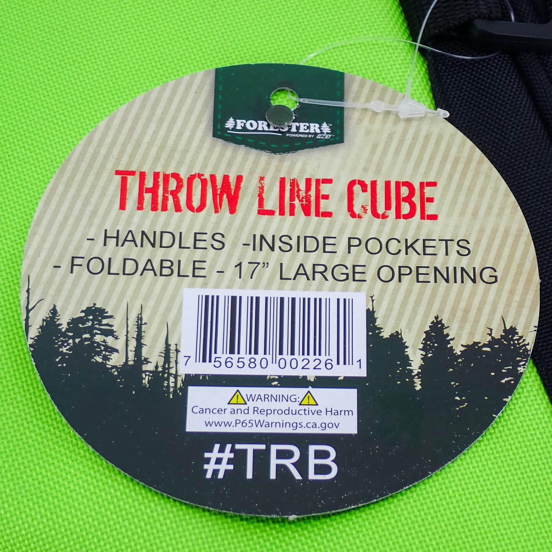 FORESTER ARBORIST COLLAPSIBLE FOLDING THROW LINE CUBE - Saw Salvage
