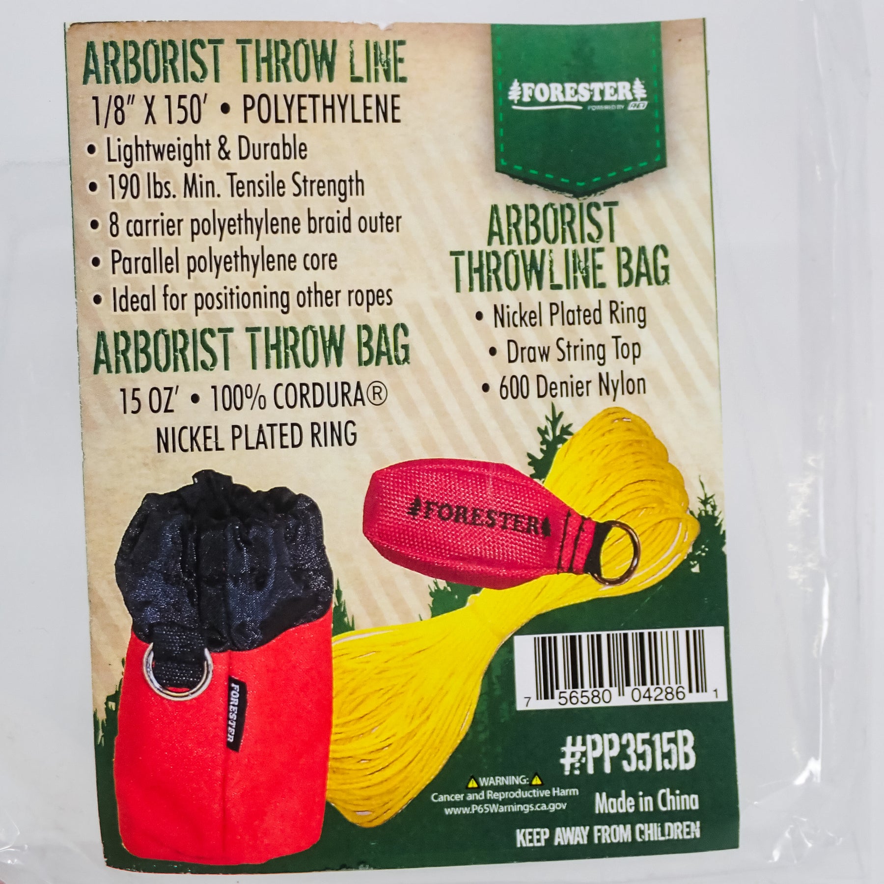 FORESTER ARBORIST PROFESSIONAL THROW LINE KIT - Saw Salvage