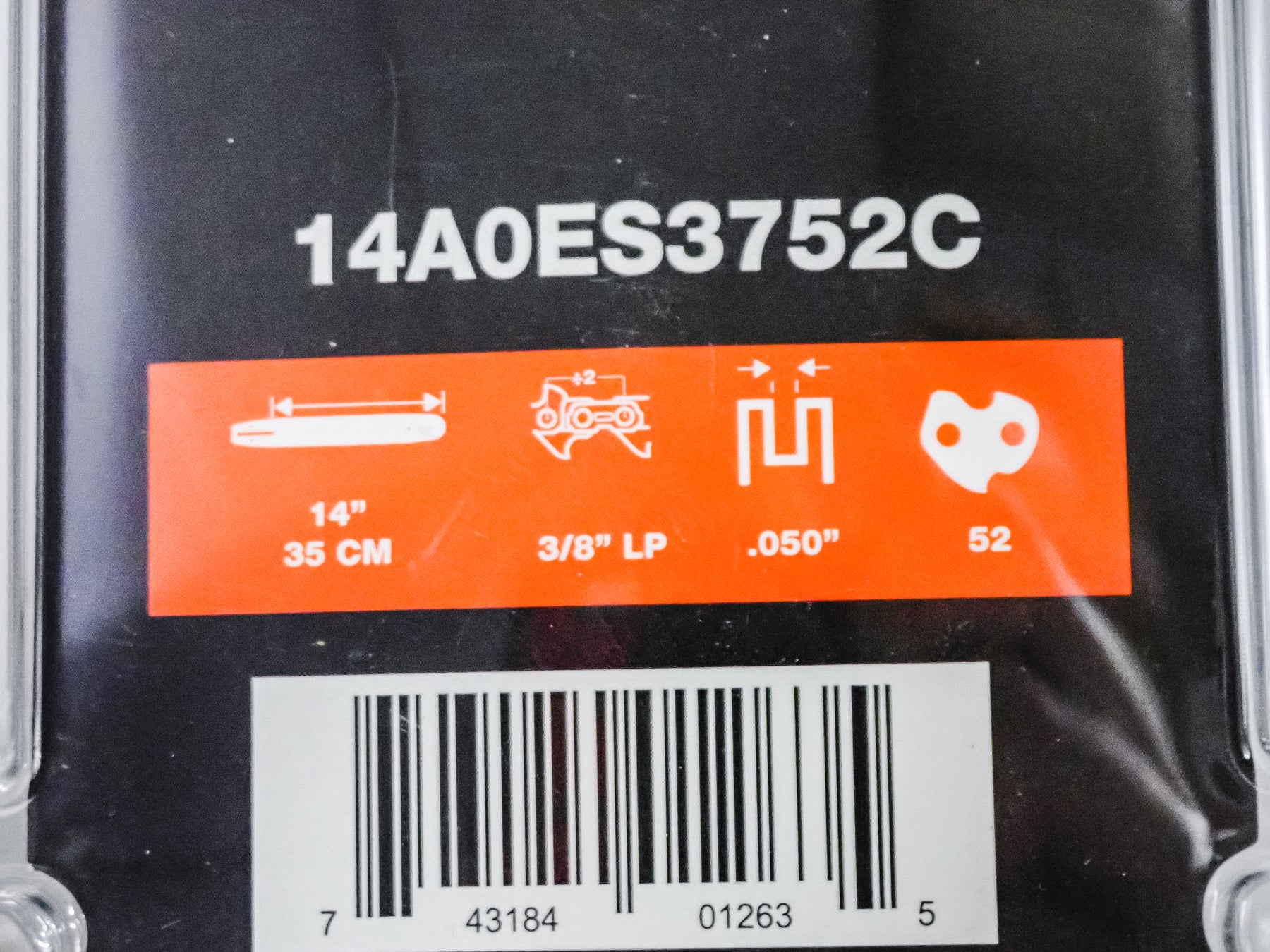 GENUINE ECHO 14" BAR FITS CS-361P CS-355T 14A0ES3752C - Saw Salvage