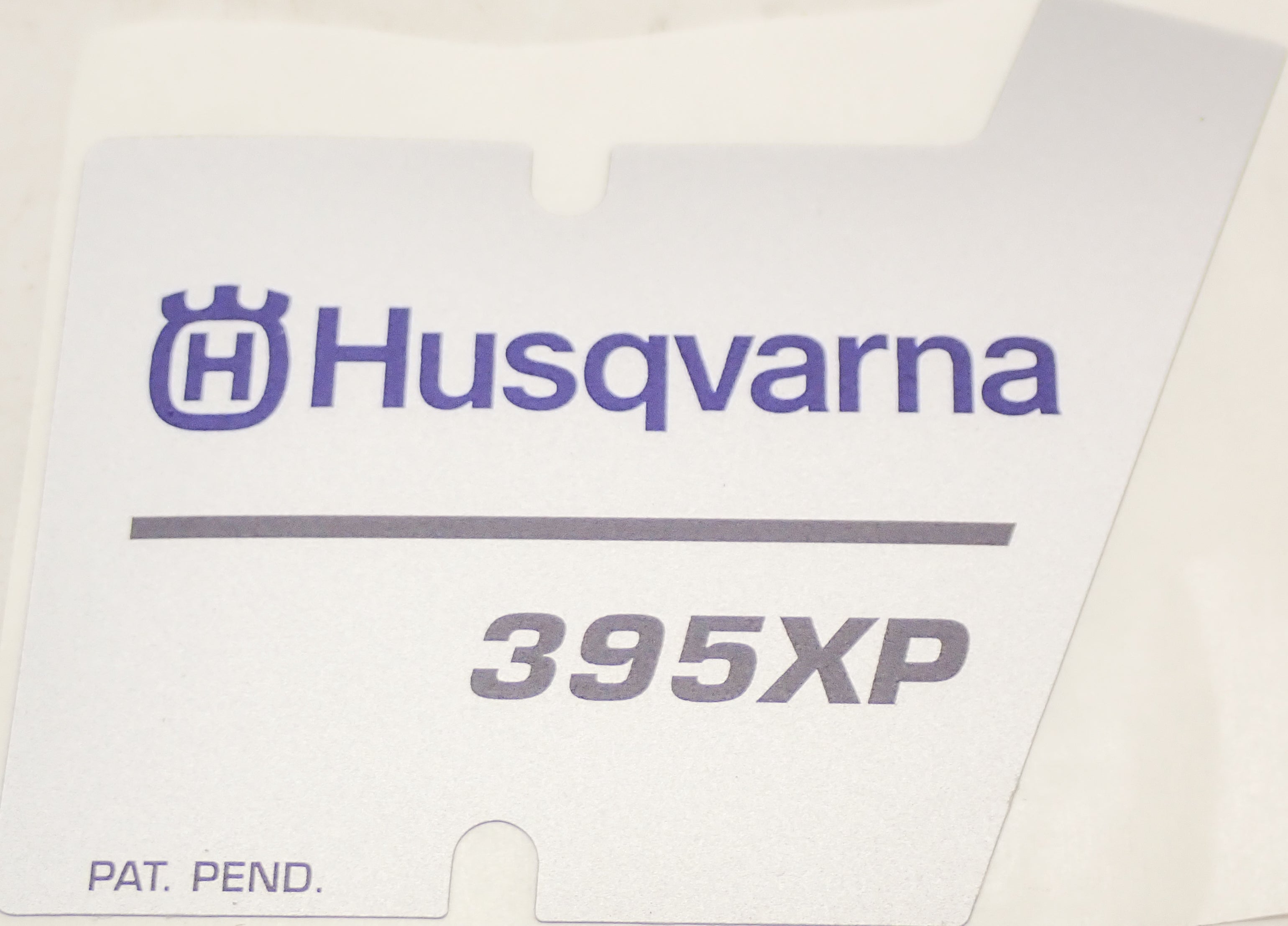 GENUINE STARTER DECAL FITS HUSQVARNA 395XP 537326701 - Saw Salvage