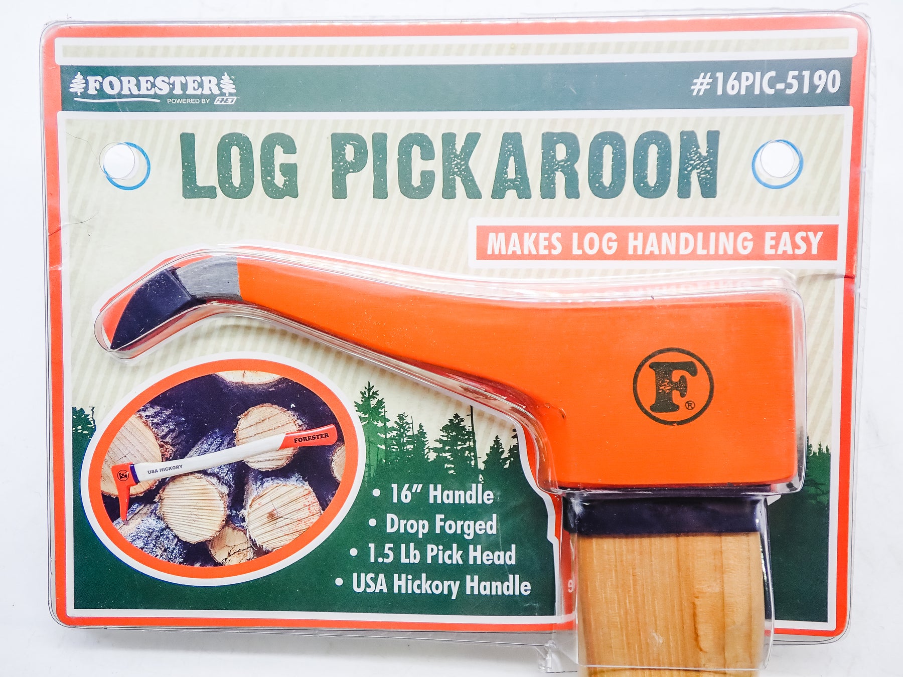 FORESTER LOG HANDLING PICKAROON 16" HICKORY HANDLE - Saw Salvage