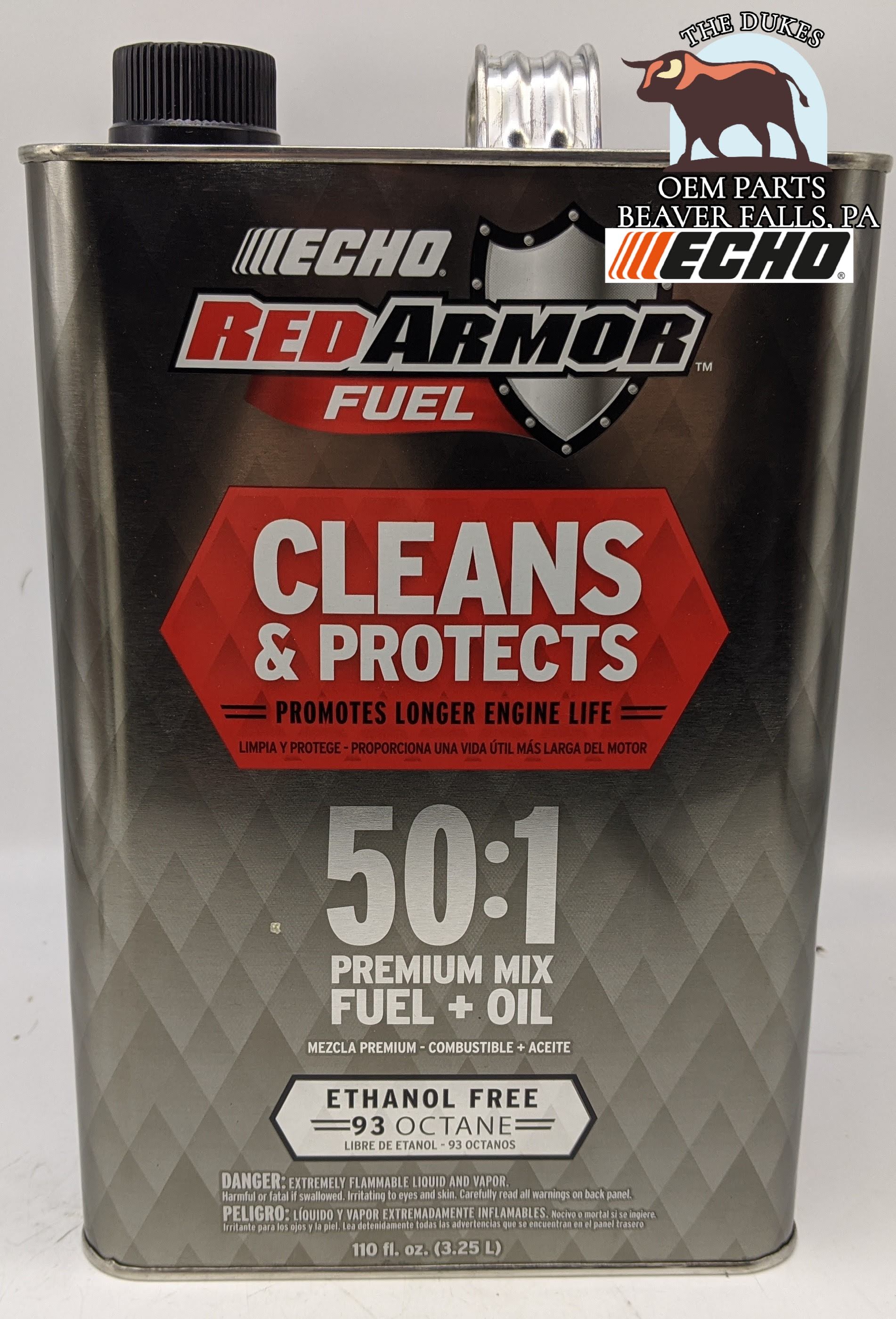 GENUINE ECHO RED ARMOR PRE-MIX FUEL 1 GALLON CONTAINER - Saw Salvage