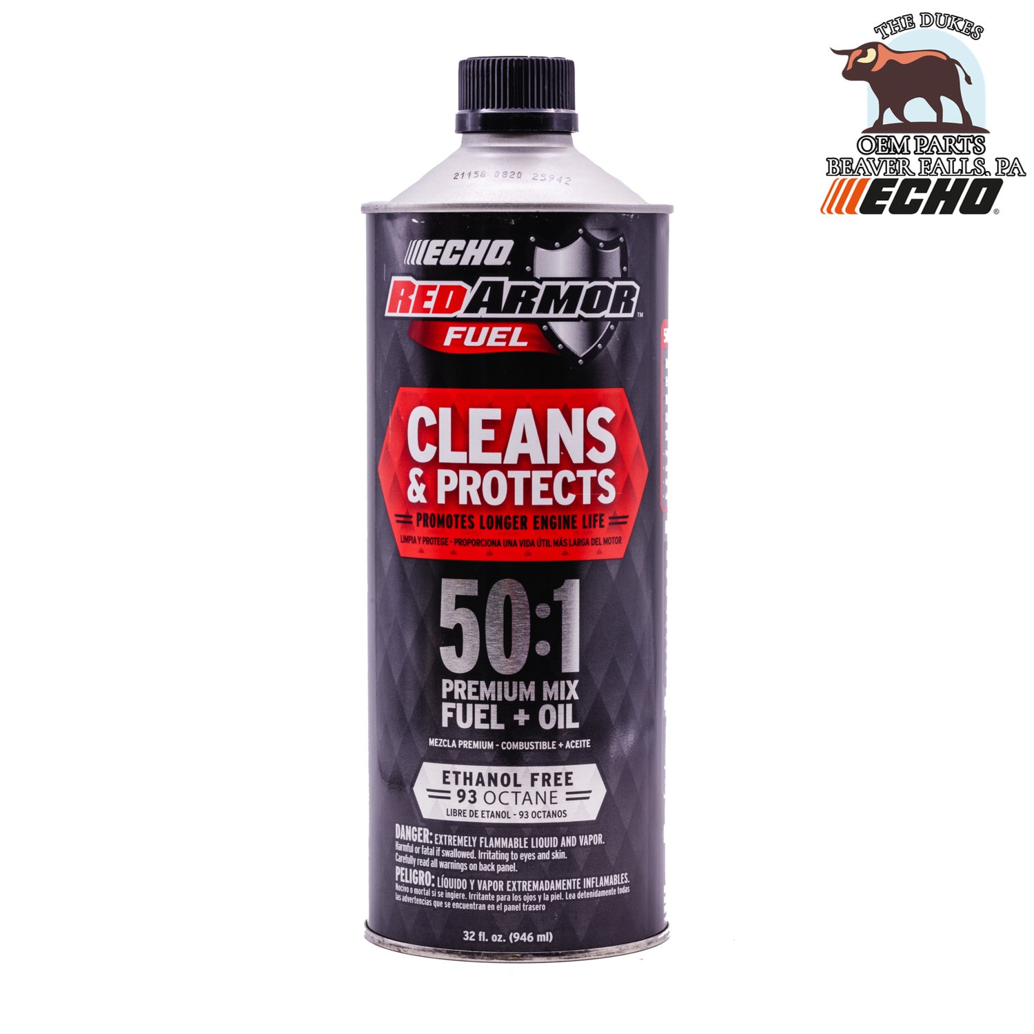 GENUINE ECHO RED ARMOR PRE-MIX FUEL 32OZ CONTAINER - Saw Salvage